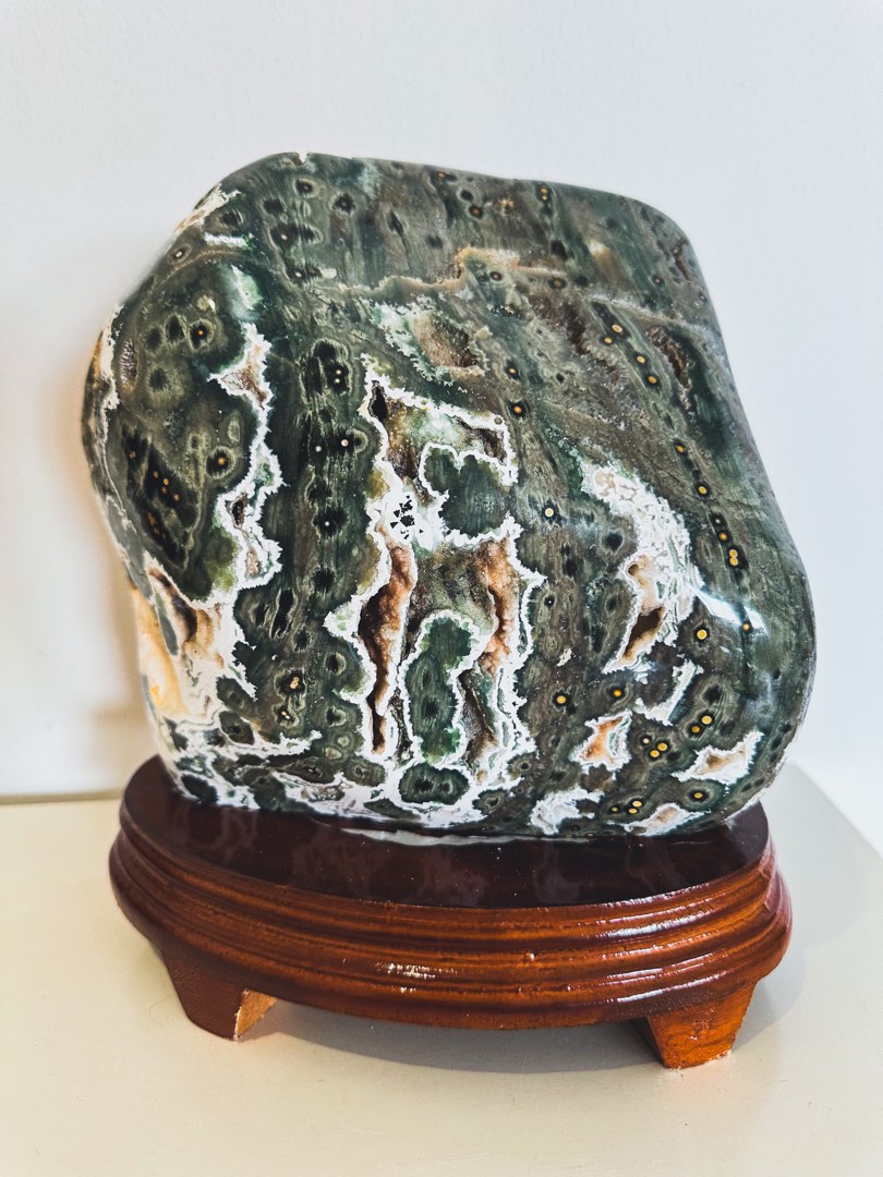 Ocean Jasper Geode, Women's Fashion, Jewelry & Organisers, Precious ...