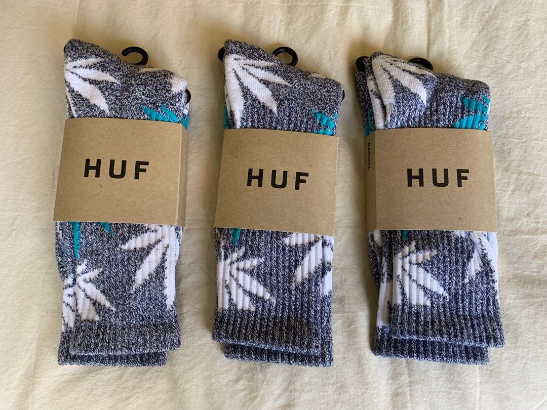Original HUF socks (RM40 for 3), Men's Fashion, Watches & Accessories ...