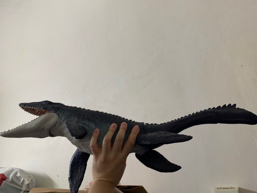 Original Jurassic world Mosasaurus Jurassic park mattel dinosaur use ...