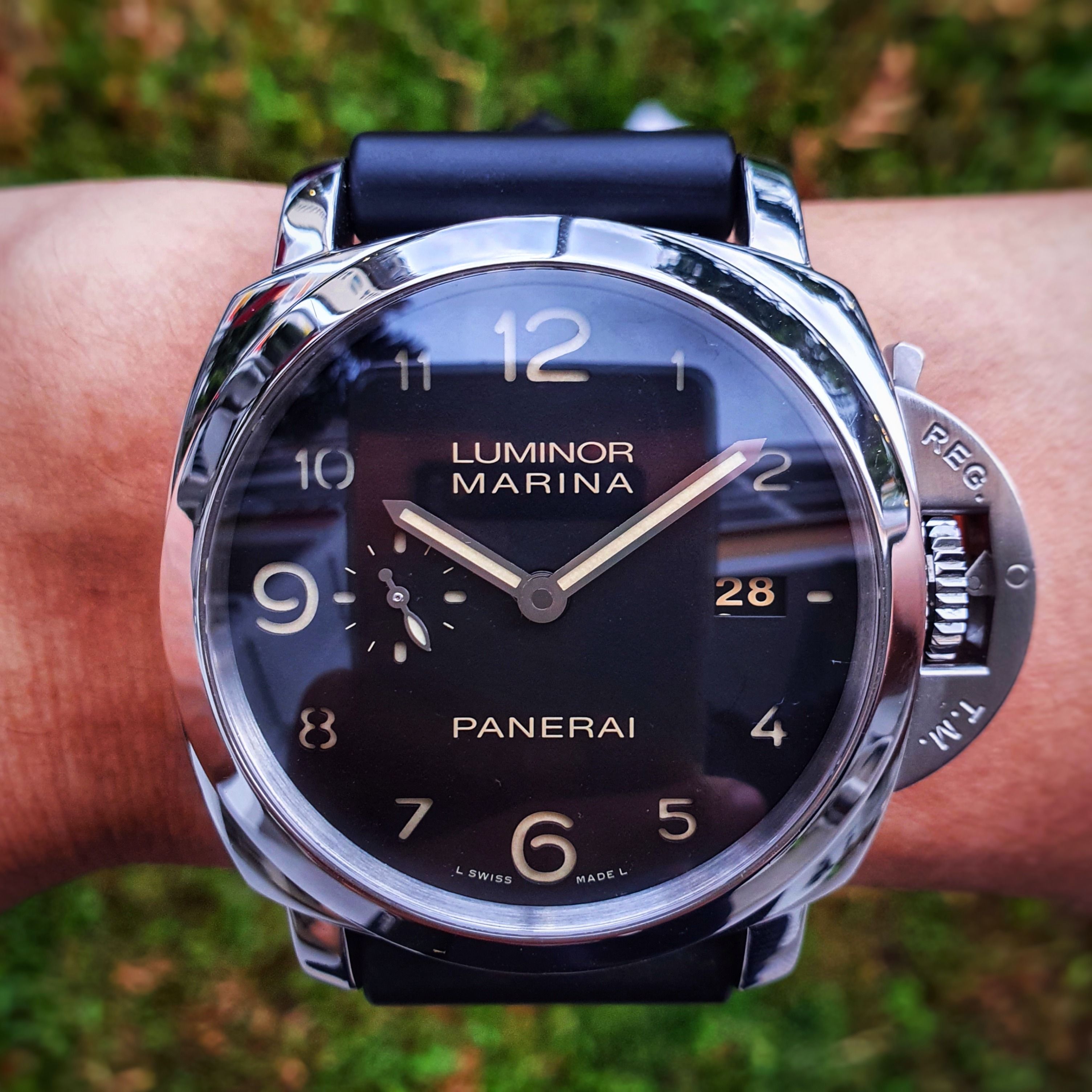 [SOLD] Panerai Luminor Marina 1950 3 days PAM 359 44mm Stainless Steel ...