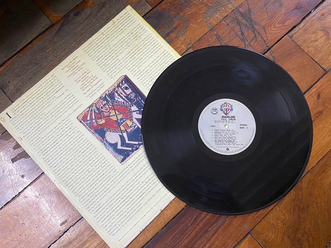 PAUL SIMON - GRACELAND - ORIGINAL Philippine Vinyl Plaka RECORD ALBUM ...