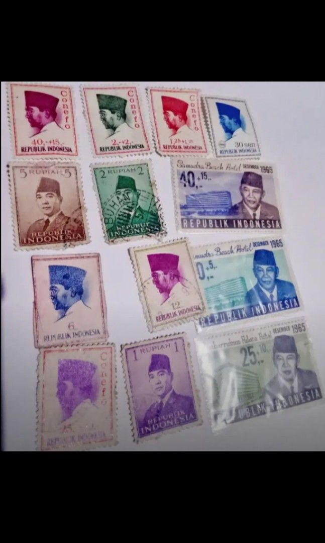 Perangko Prangko Soekarno Soeharto Koleksi Antik, Antik, Filateli di ...