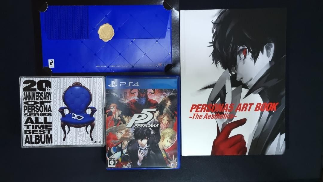 Persona 5 20th Anniv Limited Edition Box & Persona Strikers Collector's ...