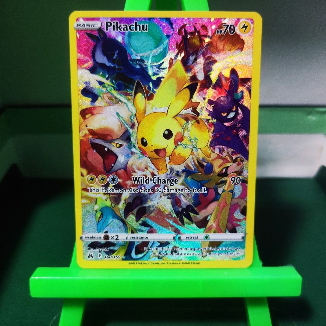 Pokemon TCG - Pikachu Secret Rare, Hobbies & Toys, Toys & Games on ...