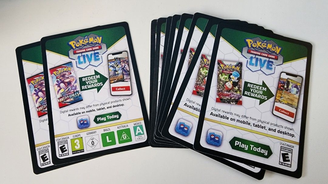 Pokemon TCG Live codes, Hobbies & Toys, Toys & Games on Carousell