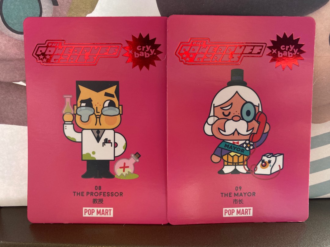 Popmart Powerpuff girls cry baby 飛天小女警, 興趣及遊戲, 玩具 & 遊戲類 - Carousell