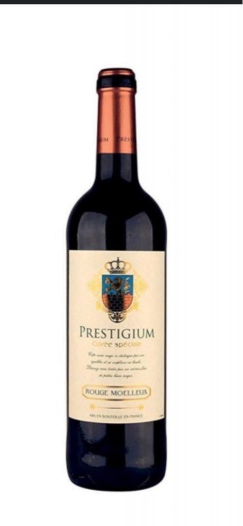 Prestigium Cuvee Speciale Rouge Moelleux Red Wine 750ml, Food & Drinks ...