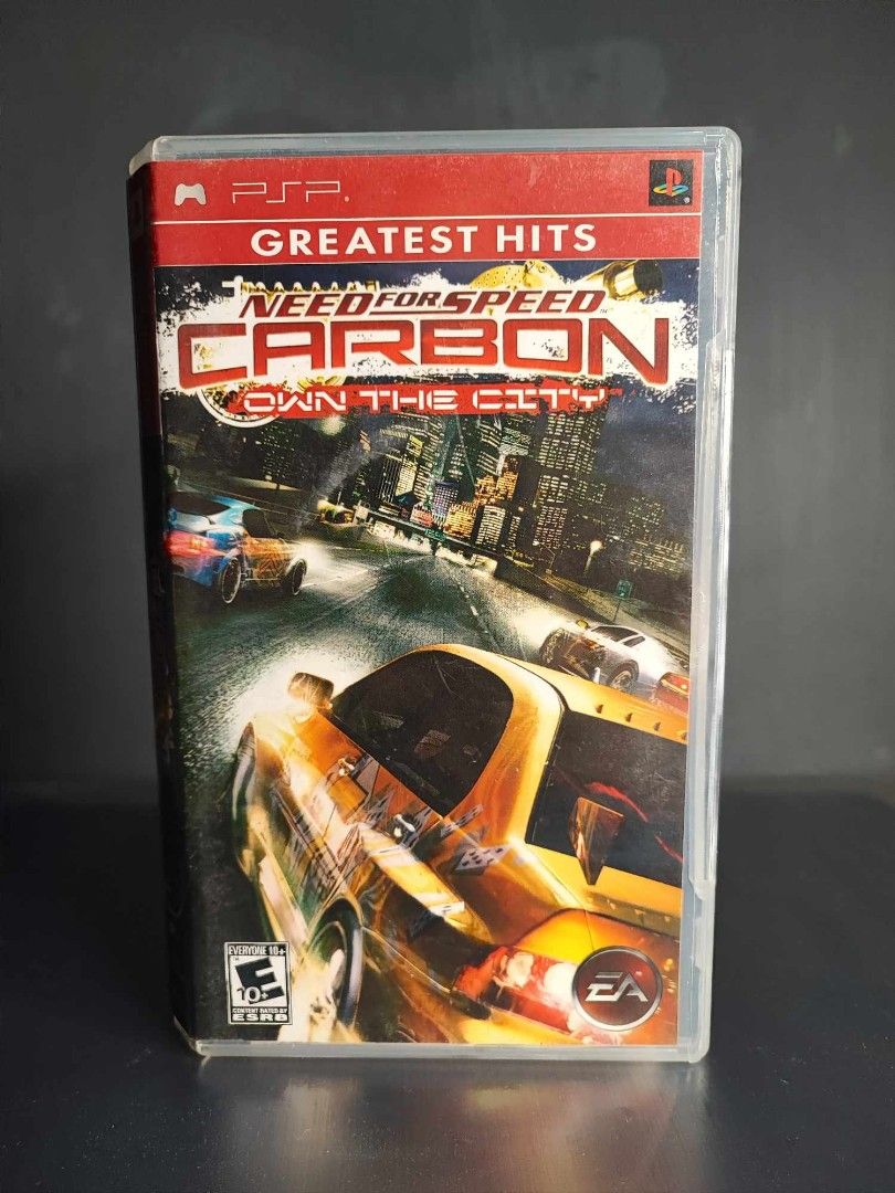 PSP UMD Games Need For Speed Carbon Own The City, Video Gaming, Video ...
