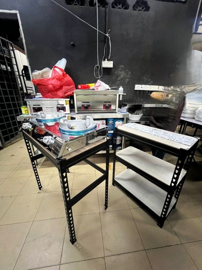 RA rack meja dapur memasak table ke, Furniture & Home Living, Furniture ...