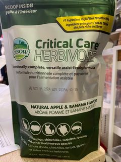 Oxbow Critical Care 141g [Nov 2024 Exp], Pet Supplies, Pet Food on Carousell