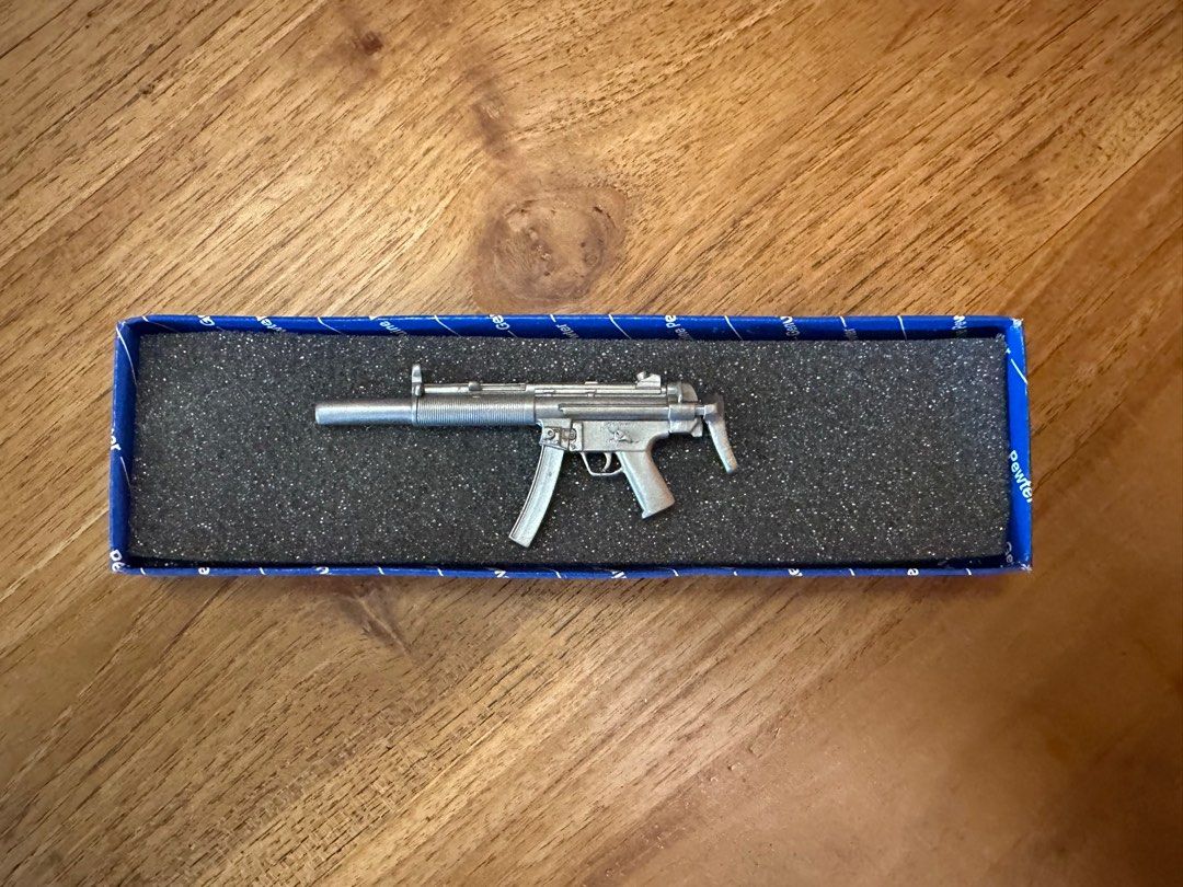 (RARE) Detailed Miniature Pewter Replica - Heckler & Kock MP5SD Sub ...
