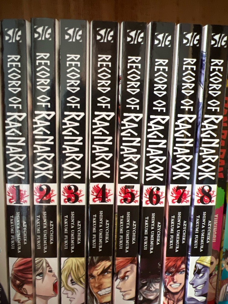 Record of Ragnarok manga volumes 1-8, Hobbies & Toys, Books & Magazines ...