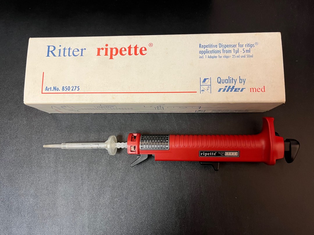 Repeater pipette by German Ritter Medical (1 -25 micro liter), 其他, 其他 ...