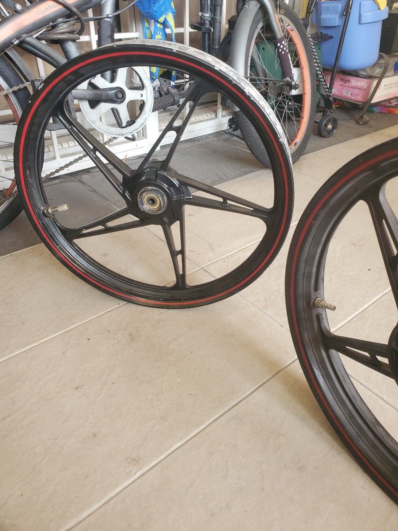 Rim Yamaha Lc original, Motorbikes on Carousell