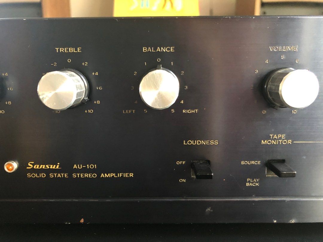 Sansui AU-101 Solid State Stereo Amplifier, Audio, Soundbars, Speakers ...