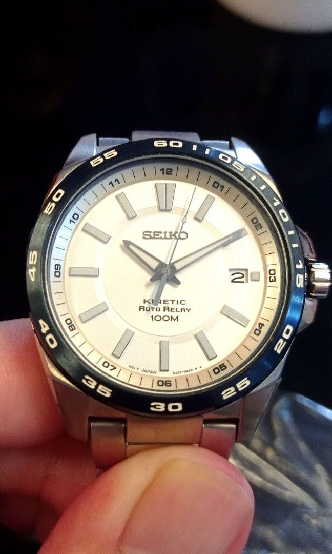 Seiko Kinetic Auto Relay, Men's Fashion, Watches & Accessories, Watches on Carousell