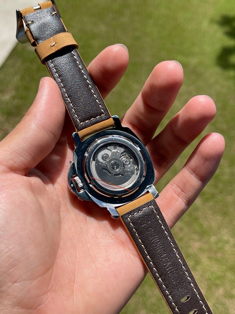 Seiko Mod Panerai Polished 40mm, Men's Fashion, Watches & Accessories ...
