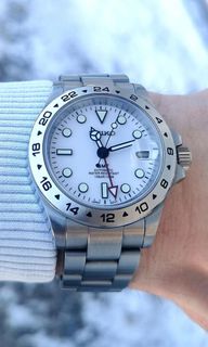 Seiko Polar Explorer GMT Mod, Men's Fashion, Watches & Accessories ...