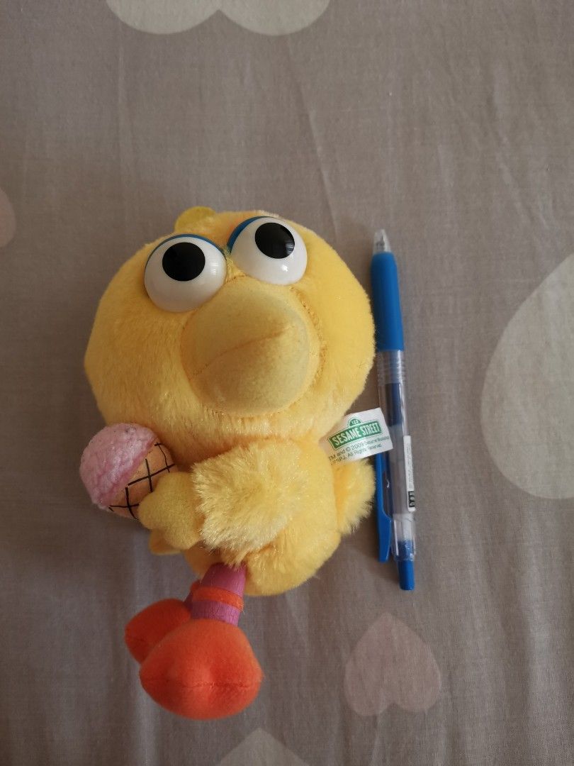 Sesame Street Big Bird ice cream plush, Hobbies & Toys, Toys & Games on ...