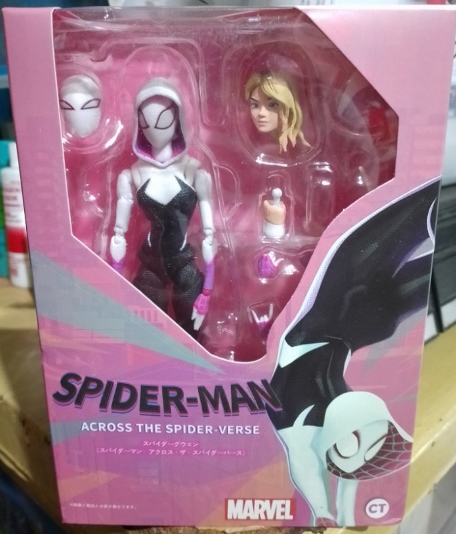 SHF Spider Gwen (Across The Spiderverse) MISB (KO), Hobbies & Toys ...