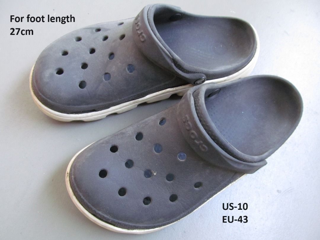 Shoes sandals casual slippers safety shoes black crocs high cut #005 ...