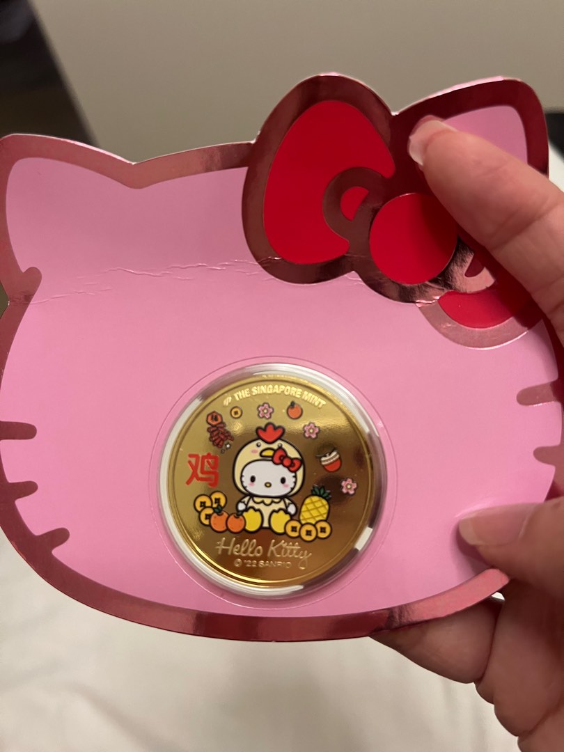 Singapore mint Sanrio gold coin, Hobbies & Toys, Memorabilia ...