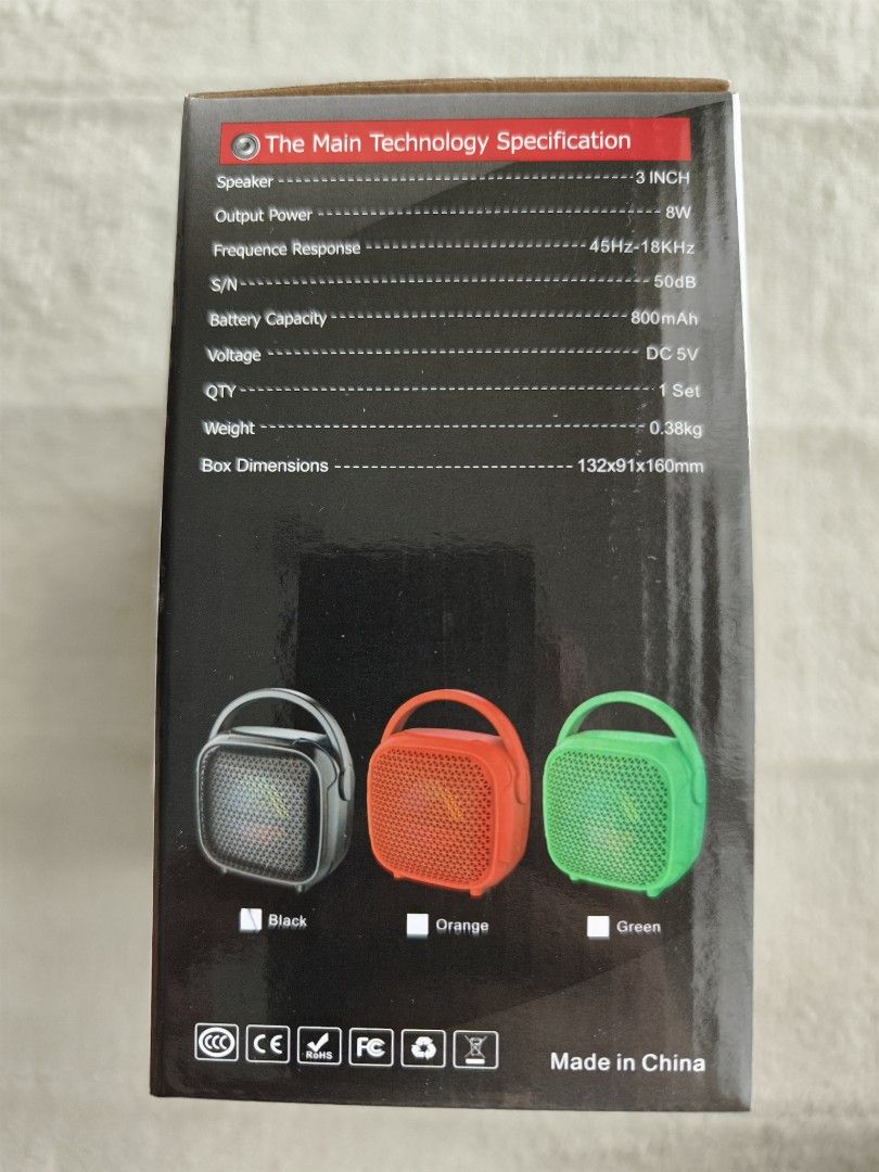 Sing-e ZQS1343 Super Bass 800mAh Multimedia Speaker (Black), Audio ...