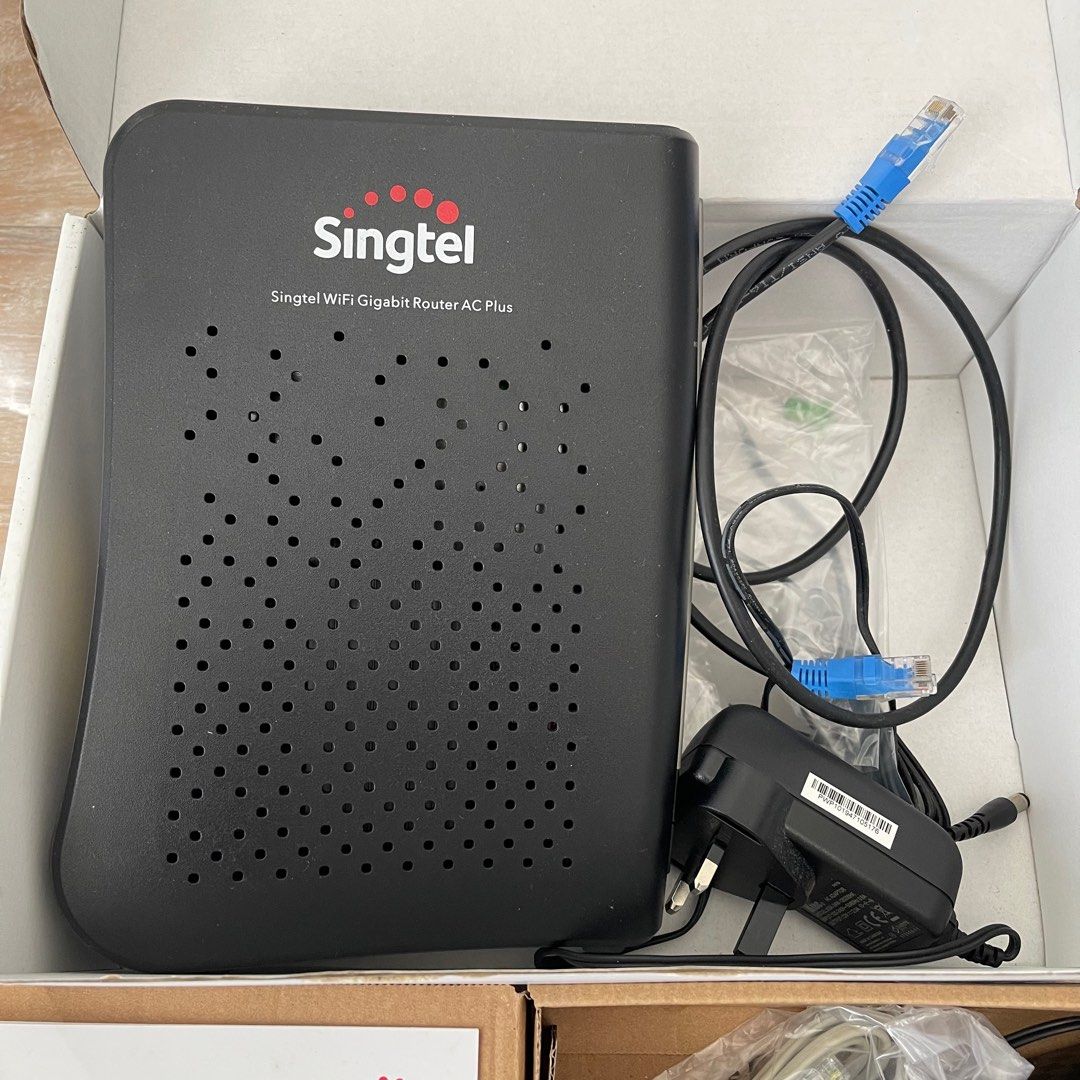 Singtel Router Set, Computers & Tech, Parts & Accessories, Networking ...