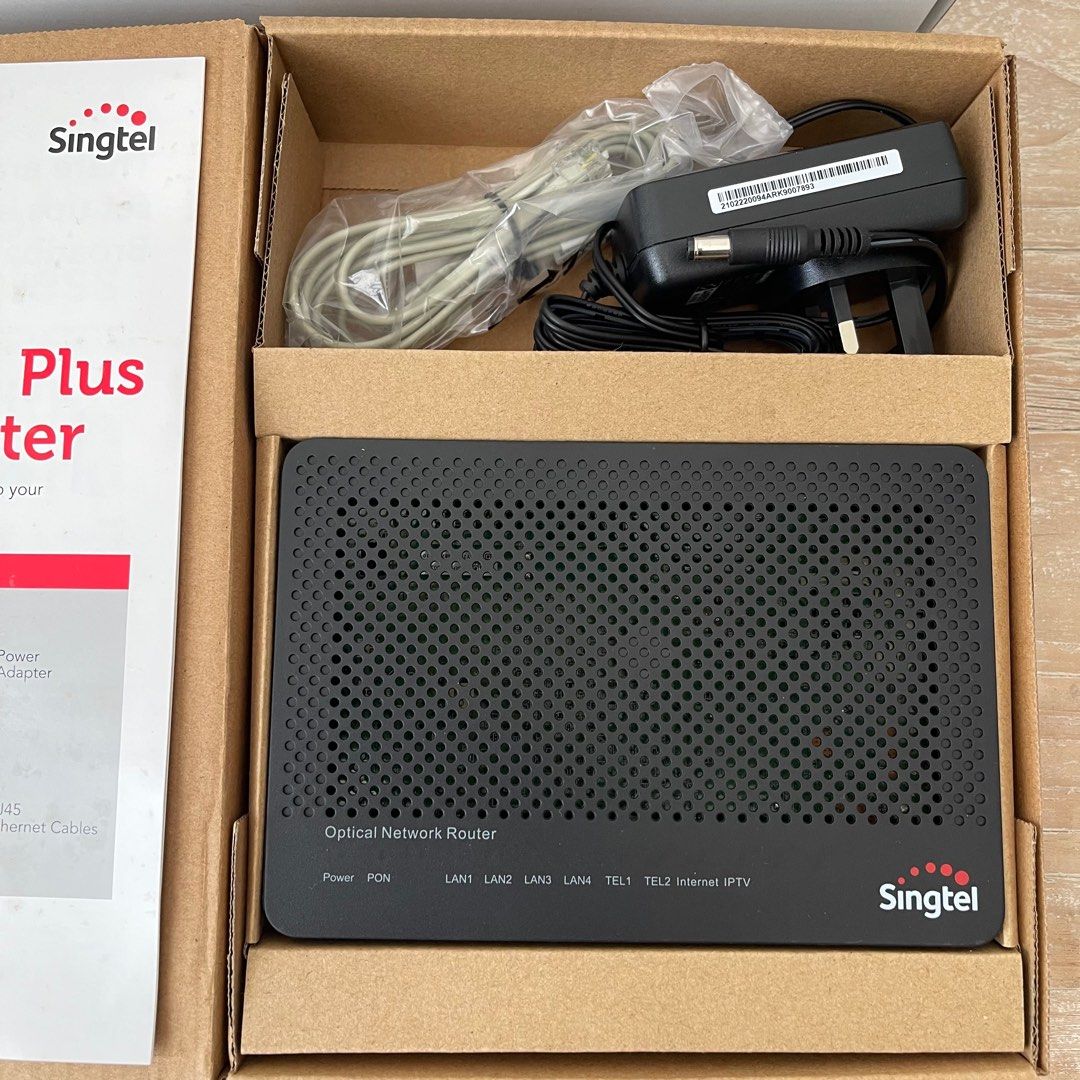 Singtel Router Set, Computers & Tech, Parts & Accessories, Networking ...