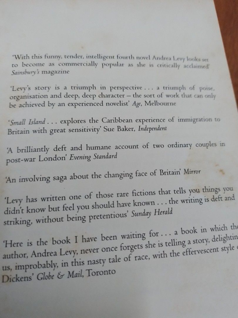 Small island by Andrea Levy., Hobbies & Toys, Books & Magazines ...