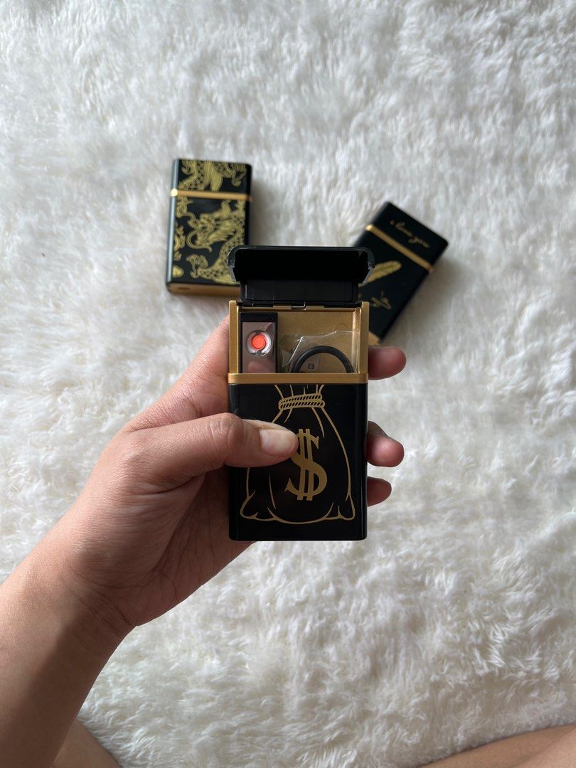 Smoke Box Kotak Rokok Elektrik, Fesyen Pria, Jam Tangan di Carousell