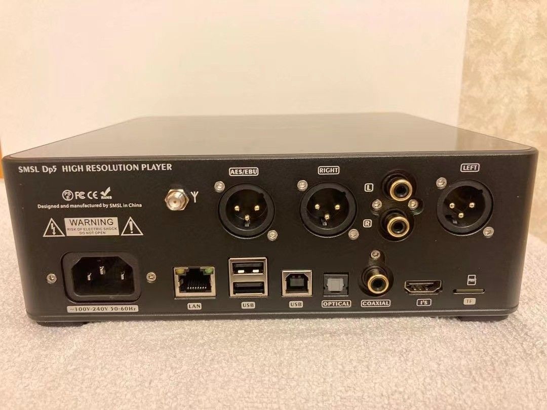 SMSL DP5 ES 9038 PRO DAC 耳擴 Network Music Player 95% new, 音響器材, 音樂播放裝置 ...