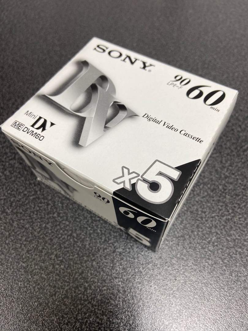 SONY Minidv mini do dvm60 5 tapes dvm60R3, 相機攝影, 攝影機在旋轉拍賣