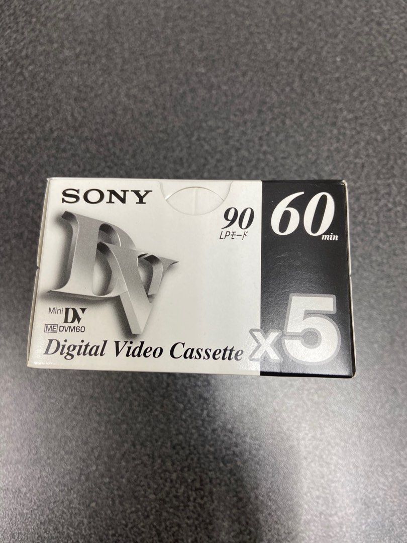 SONY Minidv mini do dvm60 5 tapes dvm60R3, 相機攝影, 攝影機在旋轉拍賣