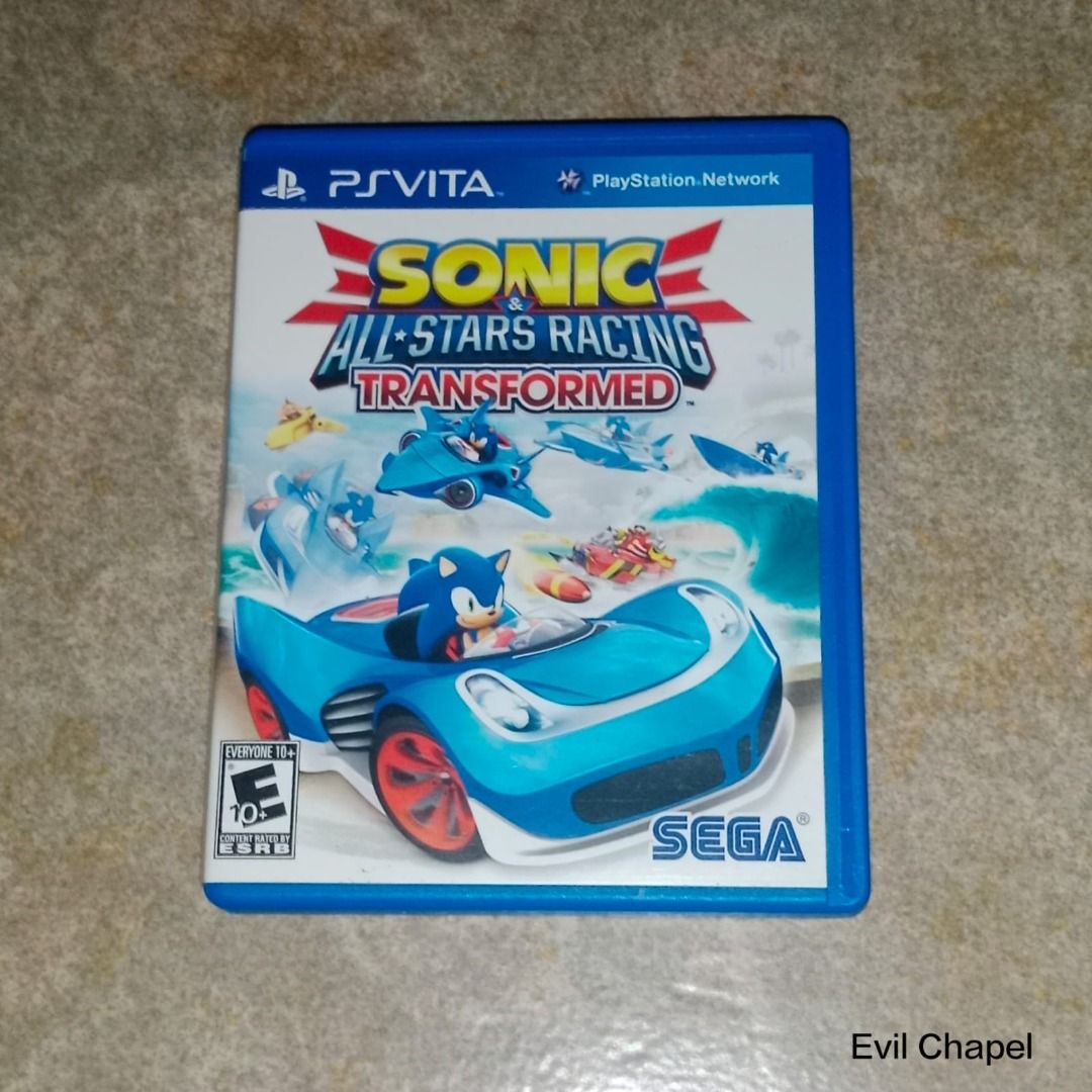 Sonic Racing All Stars Transformed PS VITA R1, Video Gaming, Video Game ...