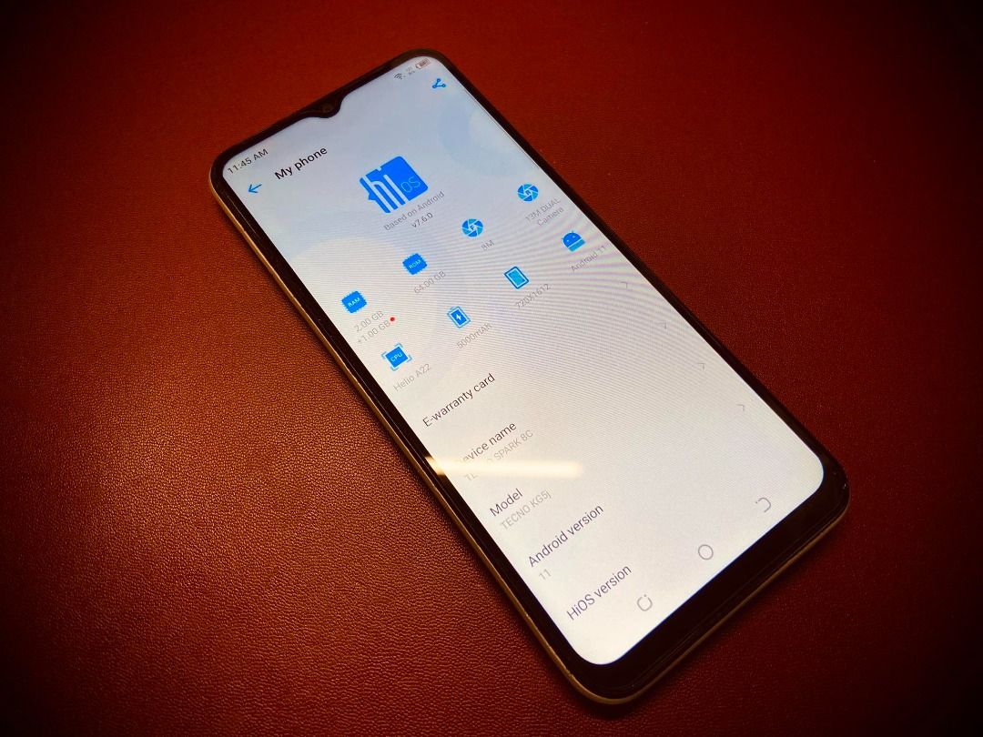 TECNO Spark 8C 2G/64GB 4G LTE Octa-core CPU Smart Phone, Mobile Phones ...