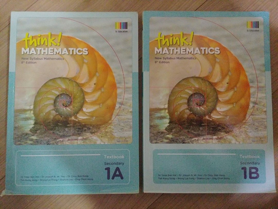 Think mathematics 8th edition 1A, 1B textbooks and workbooks, Hobbies ...