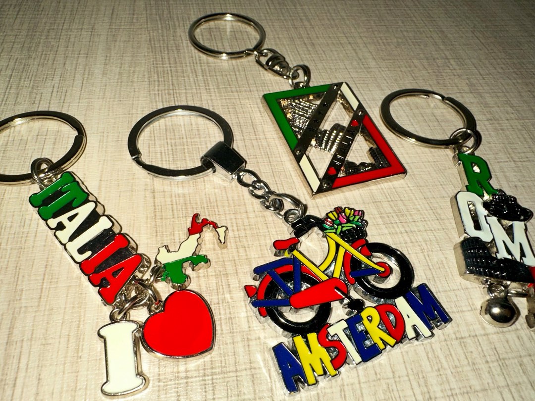 4 for $8 Travel Keychains from Italy and Amsterdam, Hobbies & Toys ...