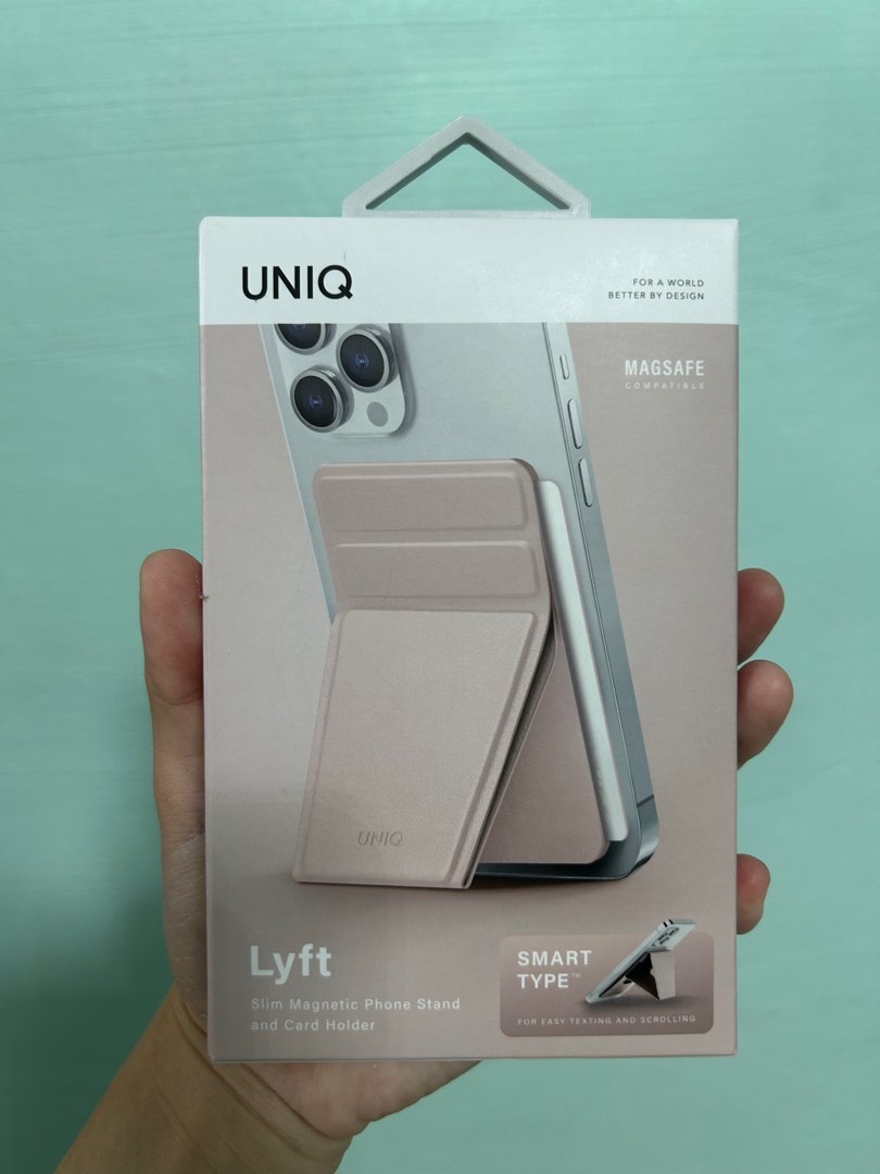 UNIQ slim magnetic phone stand & card holder, Mobile Phones & Gadgets, Mobile & Gadget ...