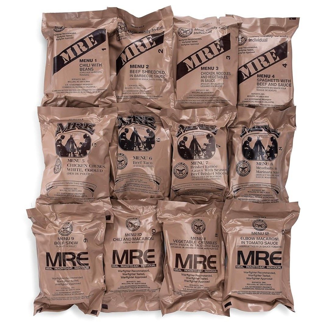 US MILITARY MRE - NEW STOCK, Food & Drinks, Other Food & Drinks on ...
