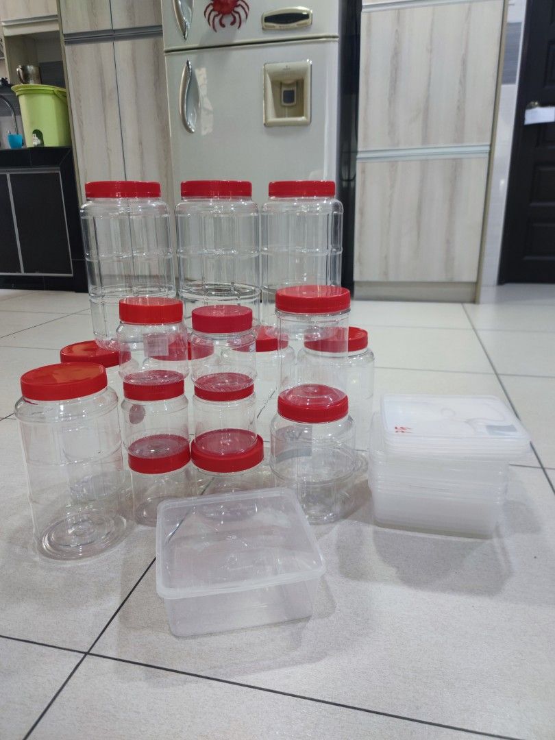 Used plastic containers, Furniture & Home Living, Kitchenware ...