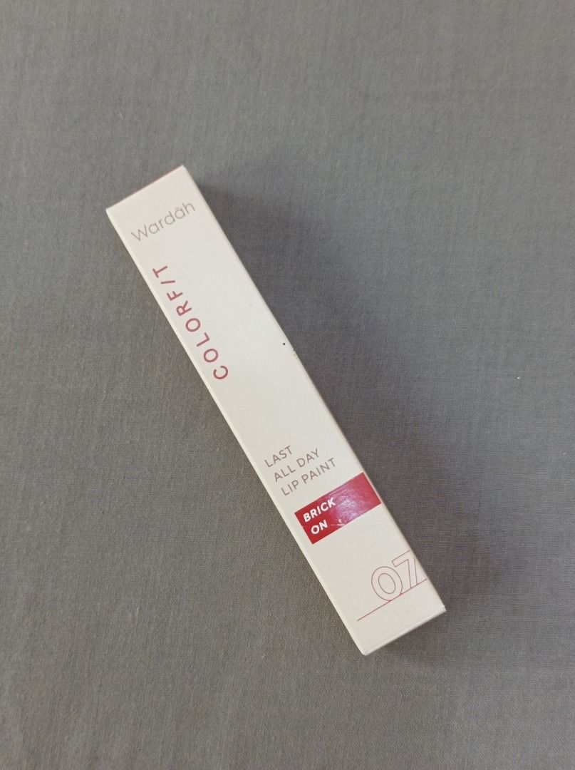Wardah Colorfit Last All Day Lip Paint - 07 Brick On, Kesehatan ...