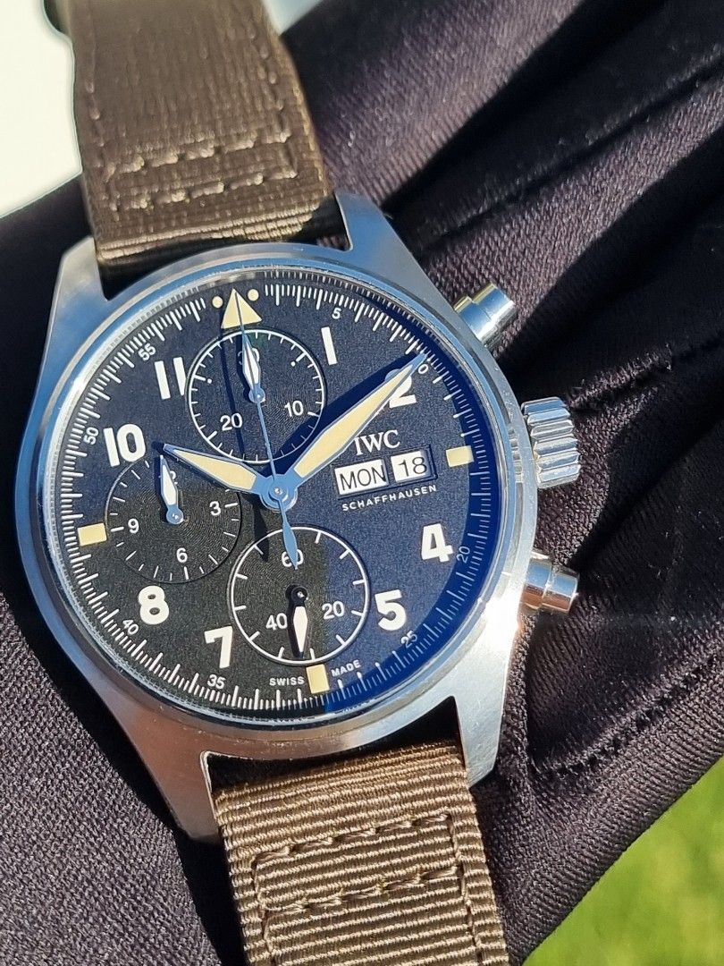 [2023] IWC CHRONO CHRONOGRAPH SPITFIRE SPIT FIRE BIG PILOT WATCH ...