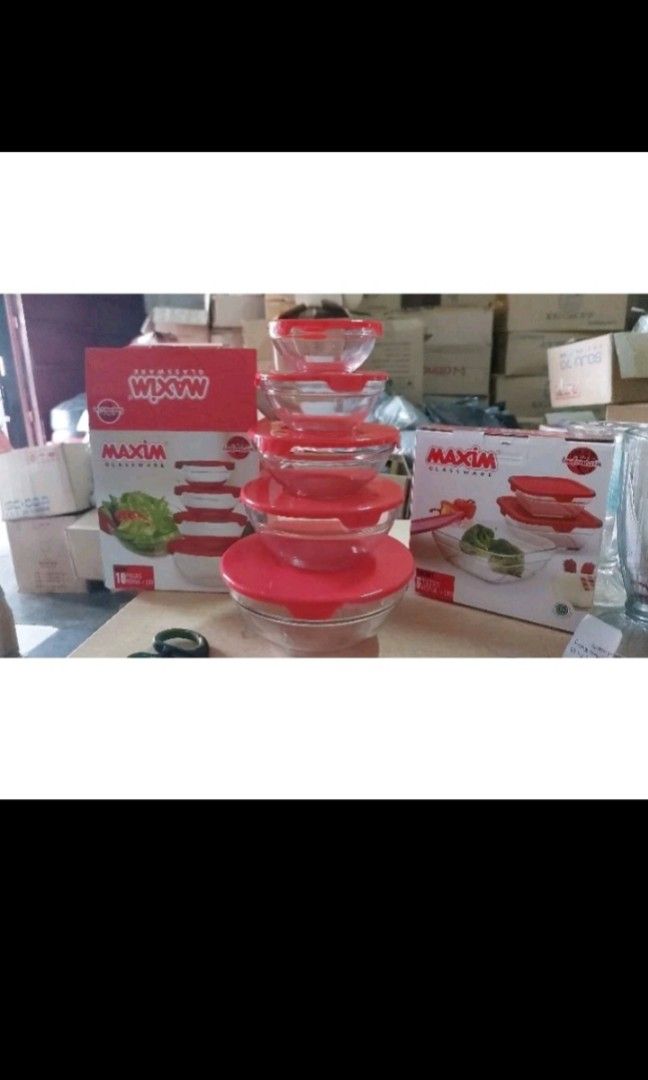 2 Pilihan mangkok susun Maxim set original, Kitchen & Appliances di ...