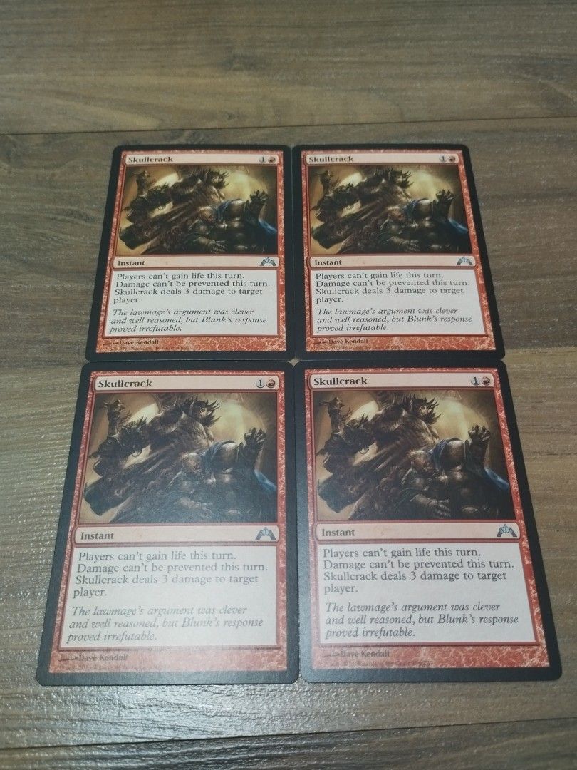 4 x Skullcrack - Magic the Gathering MTG, Hobbies & Toys, Toys & Games ...
