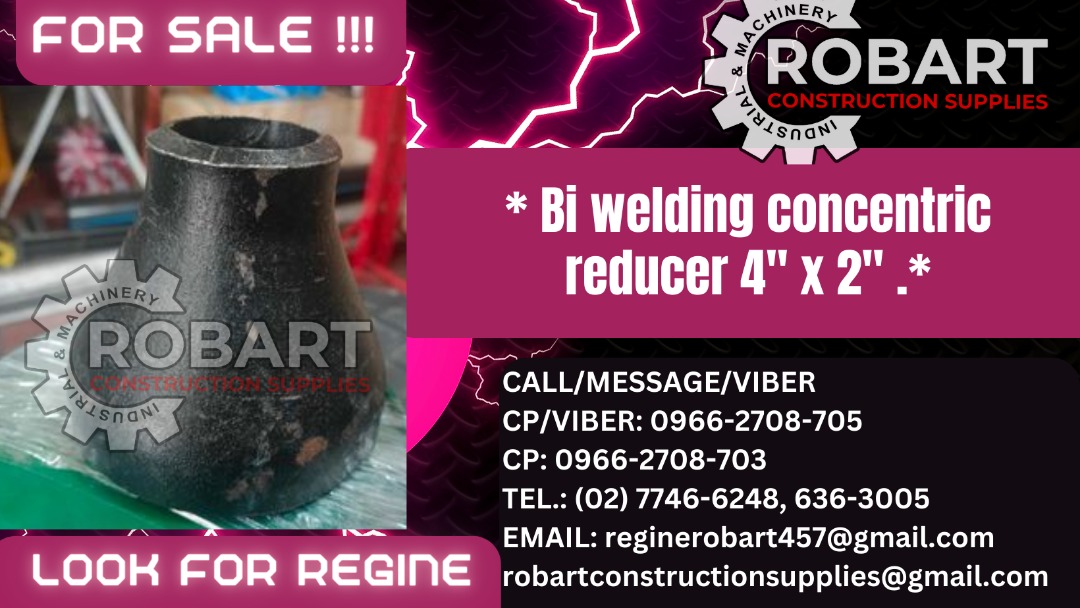 * Bi welding concentric reducer 4" x 2" .*, Commercial & Industrial ...