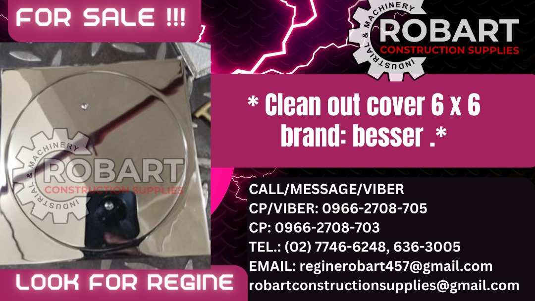 * Clean out cover 6 x 6 brand: besser .*, Commercial & Industrial ...