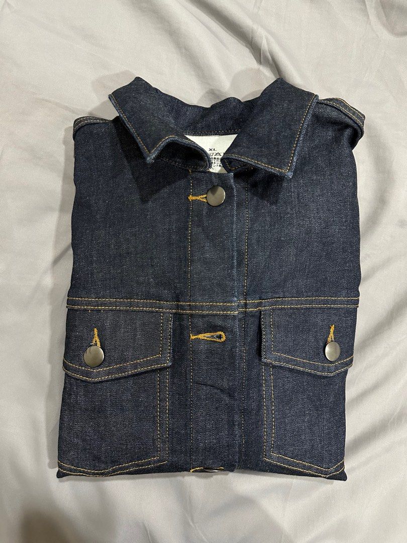 無印良品 MUJI 牛仔外套, 她的時尚, 外套、夾克、大衣在旋轉拍賣