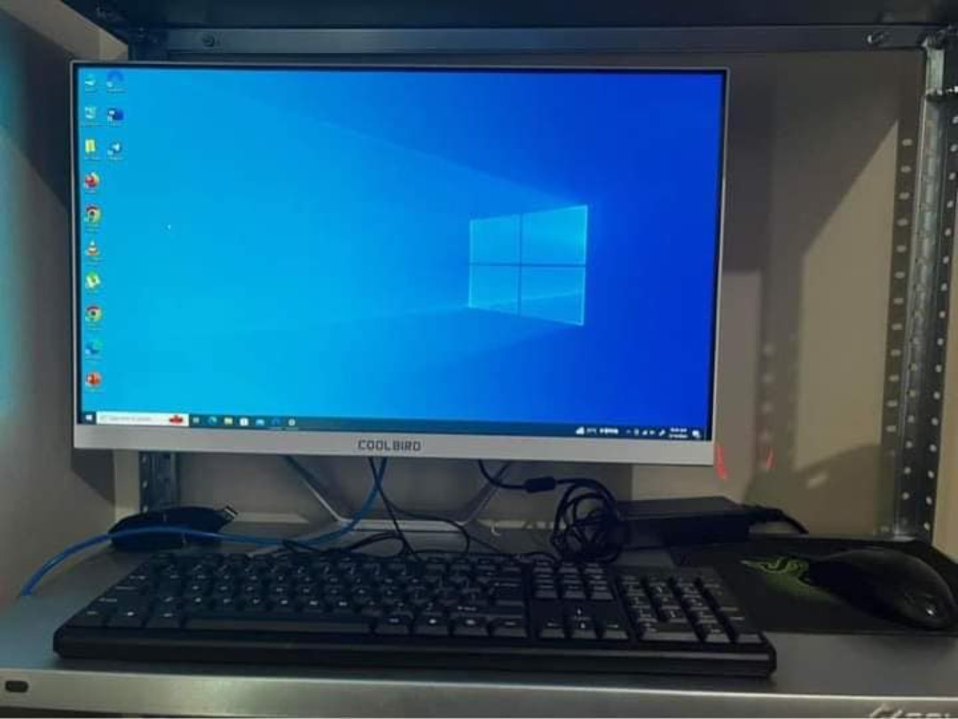 All in One Desktop PC Computer Set 24 inch PC Full Set Intel Core i5 ...