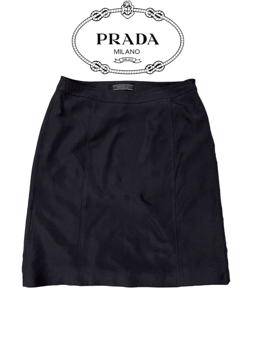Authentic Prada Mini Skirt, Women's Fashion, Bottoms, Skirts on Carousell